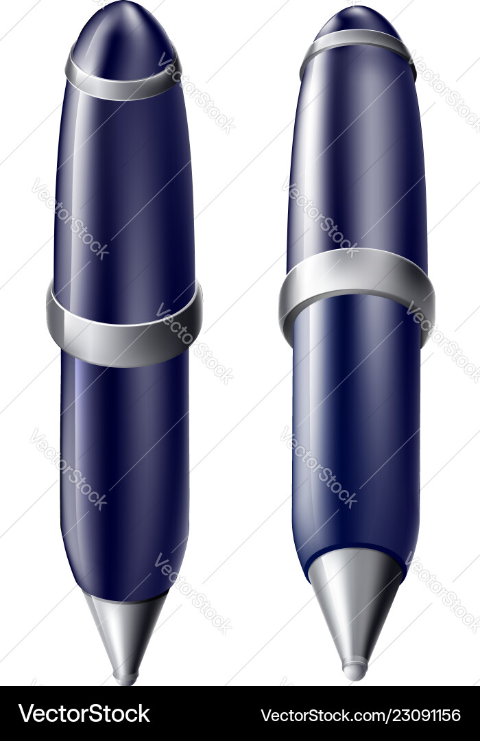 Cartoon pen icon Royalty Free Vector Image - VectorStock