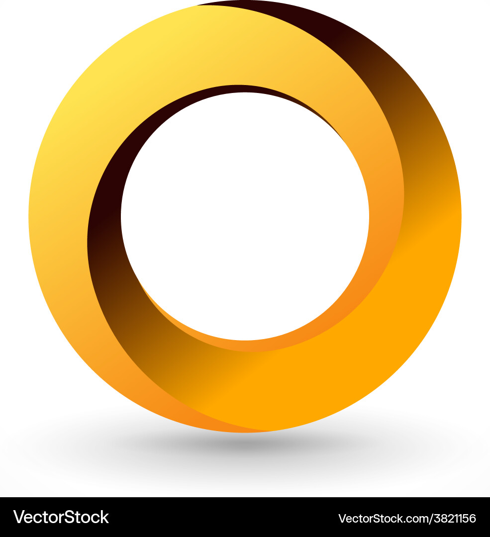 Impossible circle Royalty Free Vector Image - VectorStock