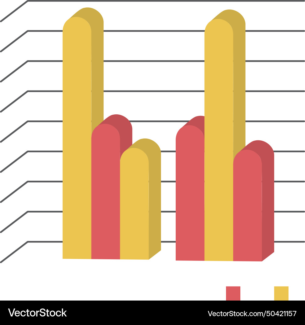 Business graph icon Royalty Free Vector Image - VectorStock