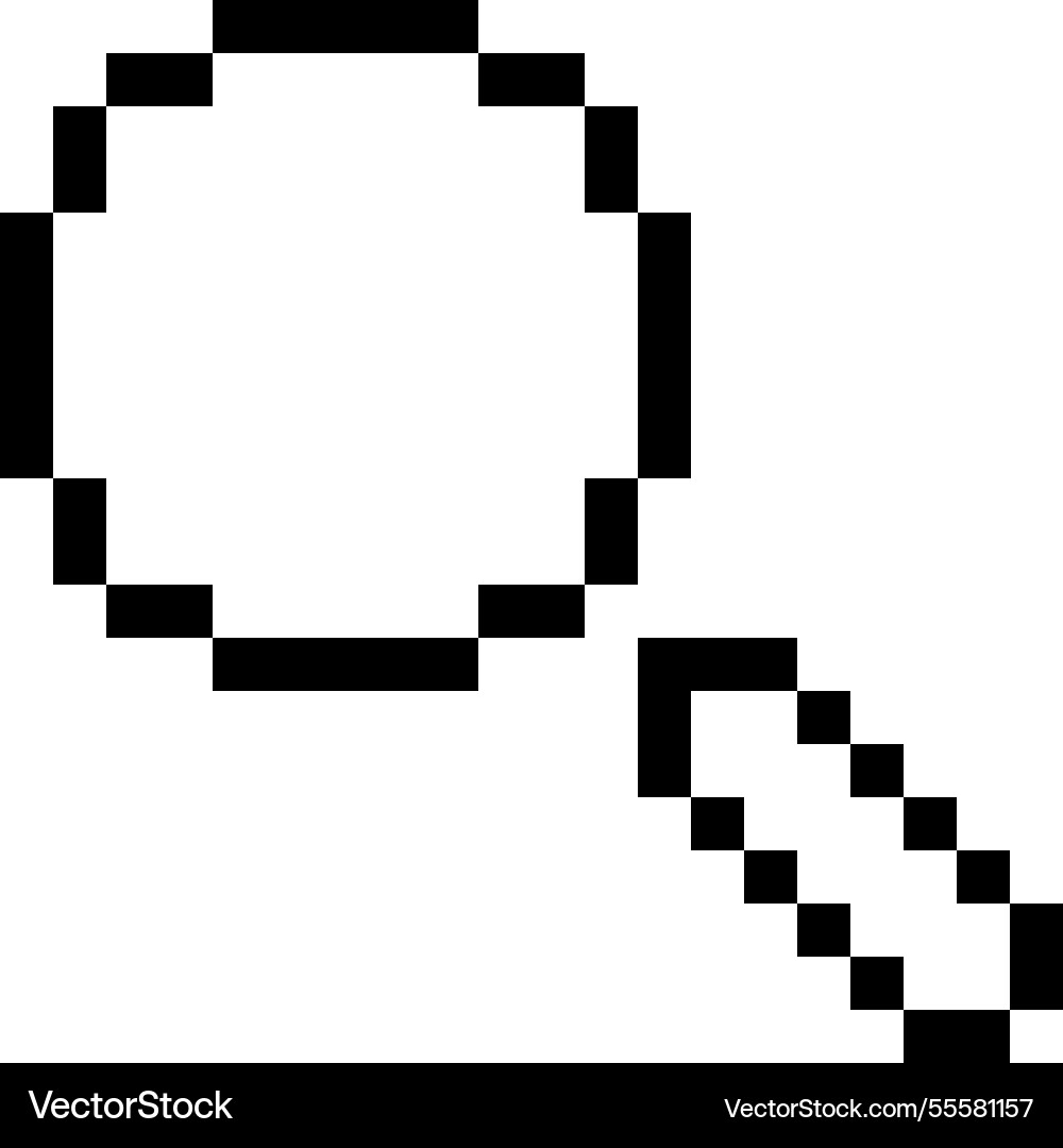 Search tool flat web icon concept Royalty Free Vector Image