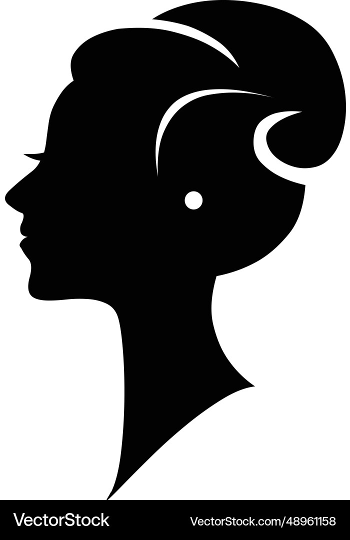 Frau Logo Lizenzfreies Vektorbild - VectorStock