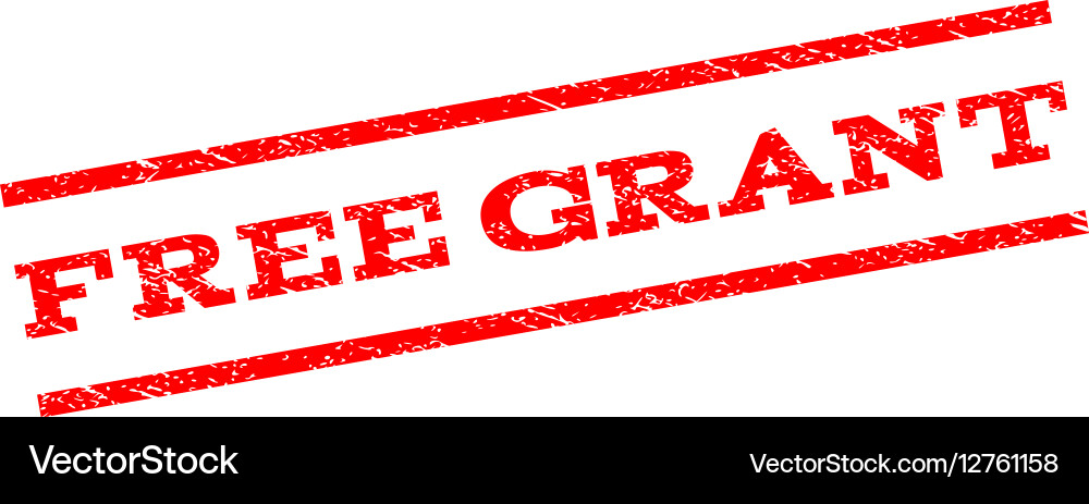 Free grant watermark stamp Royalty Free Vector Image