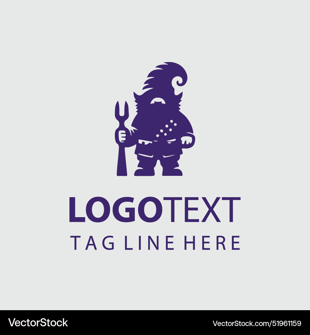 Dwarf logo Royalty Free Vector Image - VectorStock