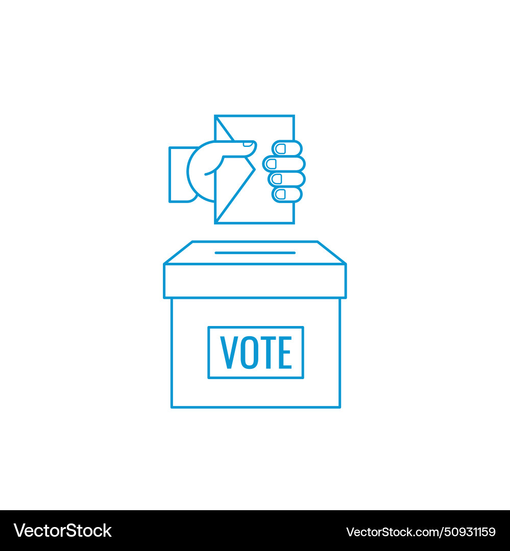 Elections campaign Royalty Free Vector Image - VectorStock