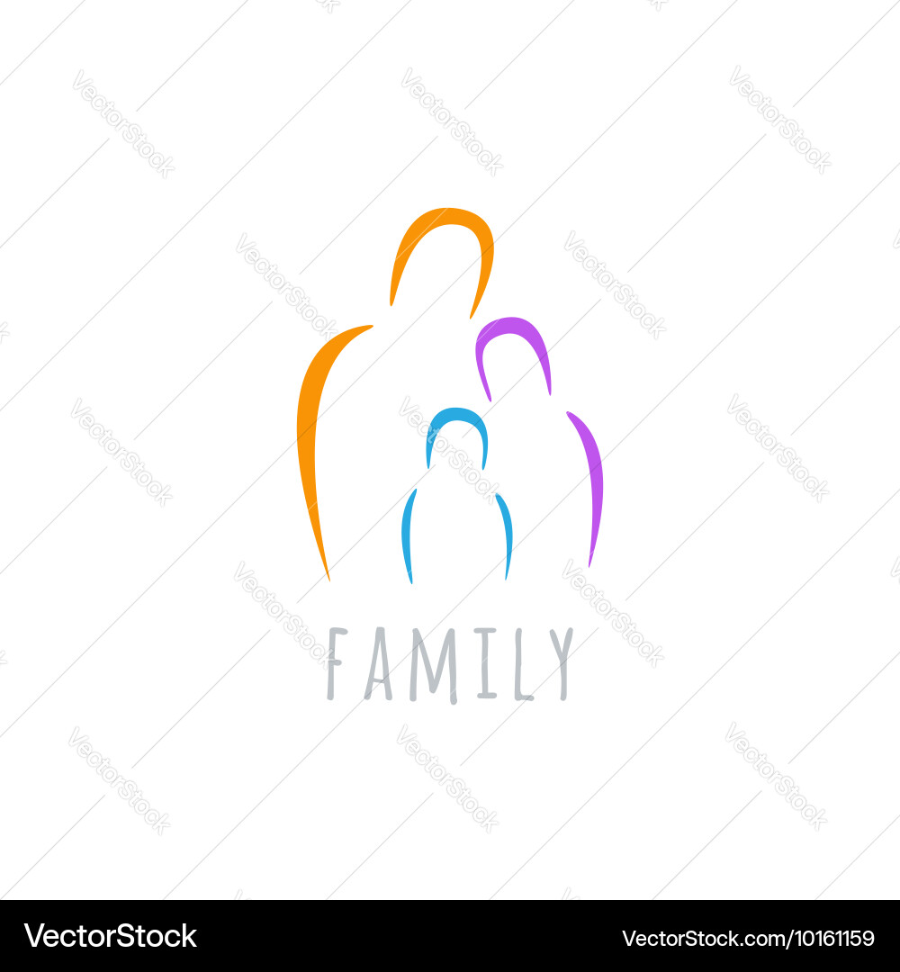 Family logo Royalty Free Vector Image - VectorStock