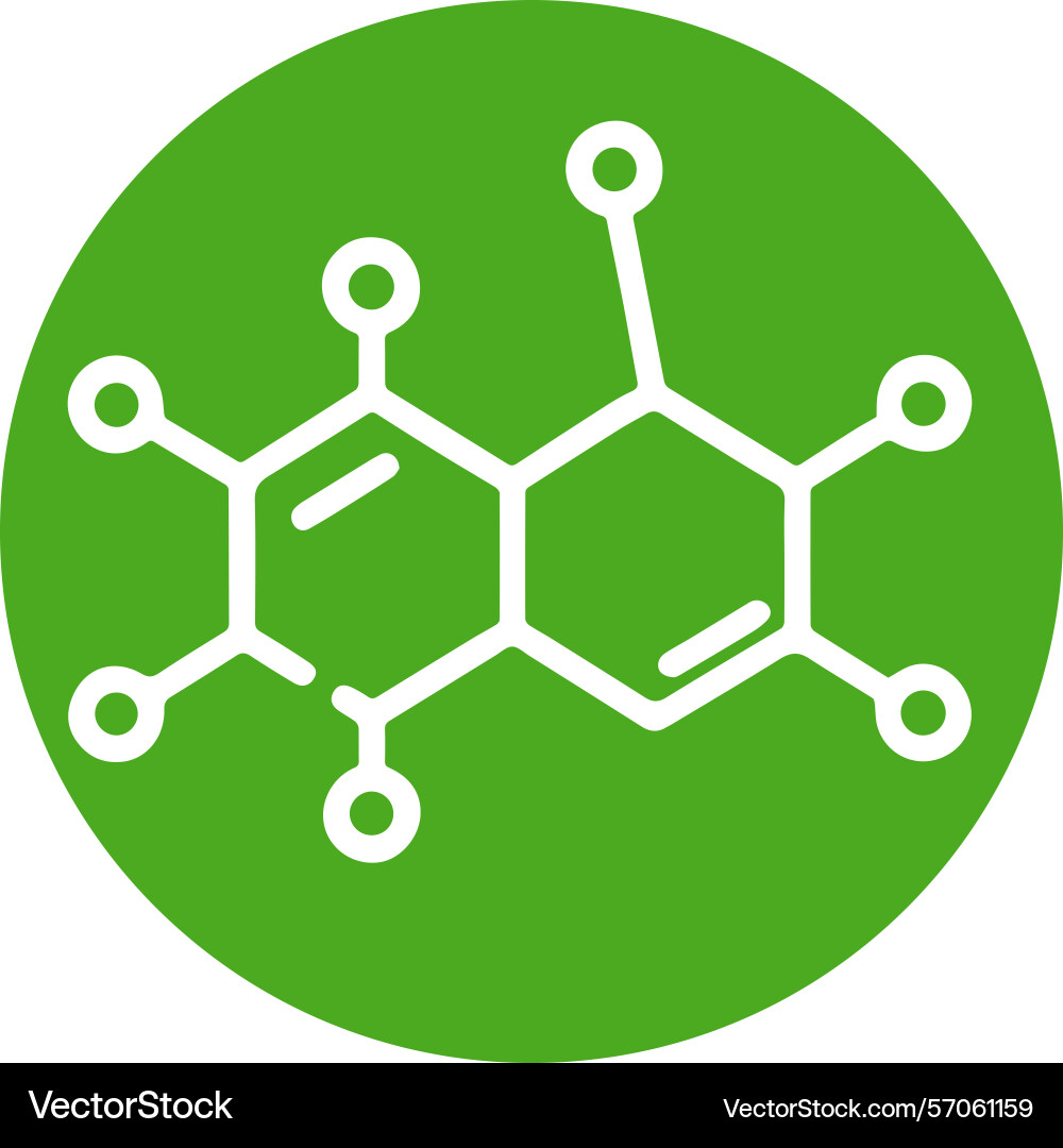 Molecole icon on white background Royalty Free Vector Image