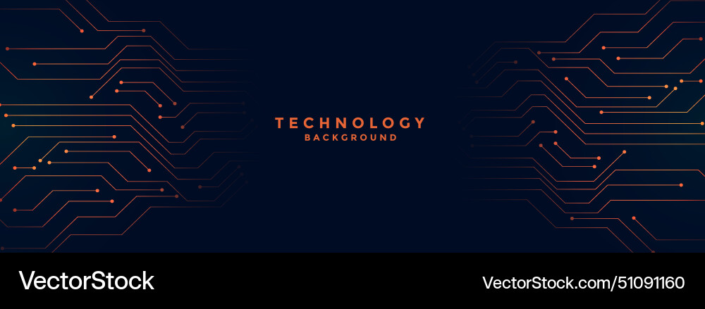 Digital circuit board technology background Vector Image