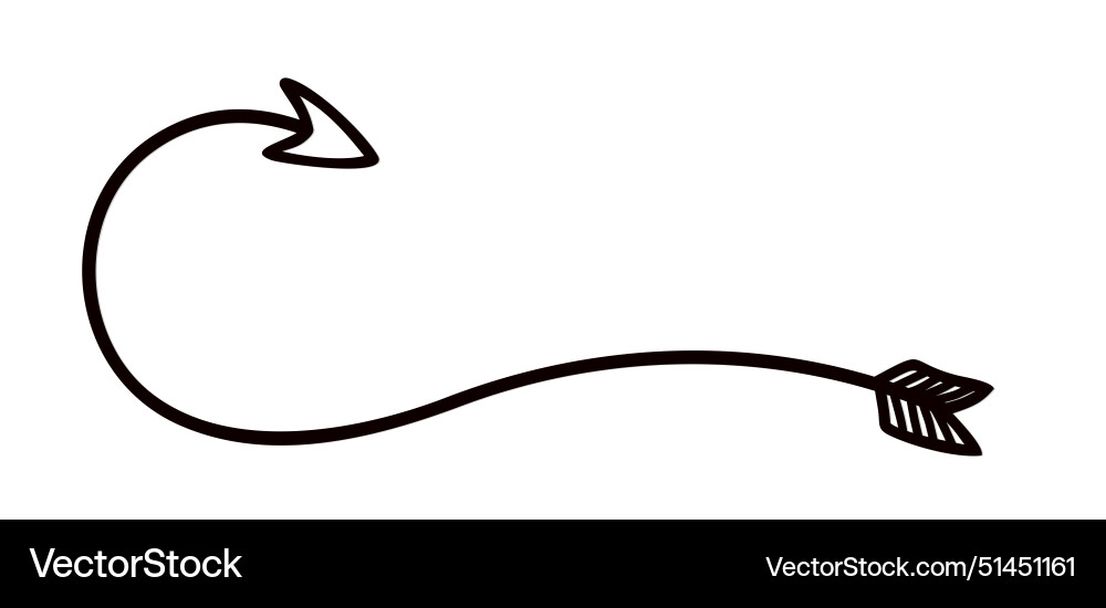 Stylized arrow symbol Royalty Free Vector Image