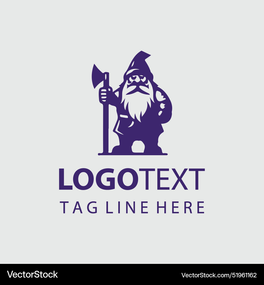Dwarf logo Royalty Free Vector Image - VectorStock