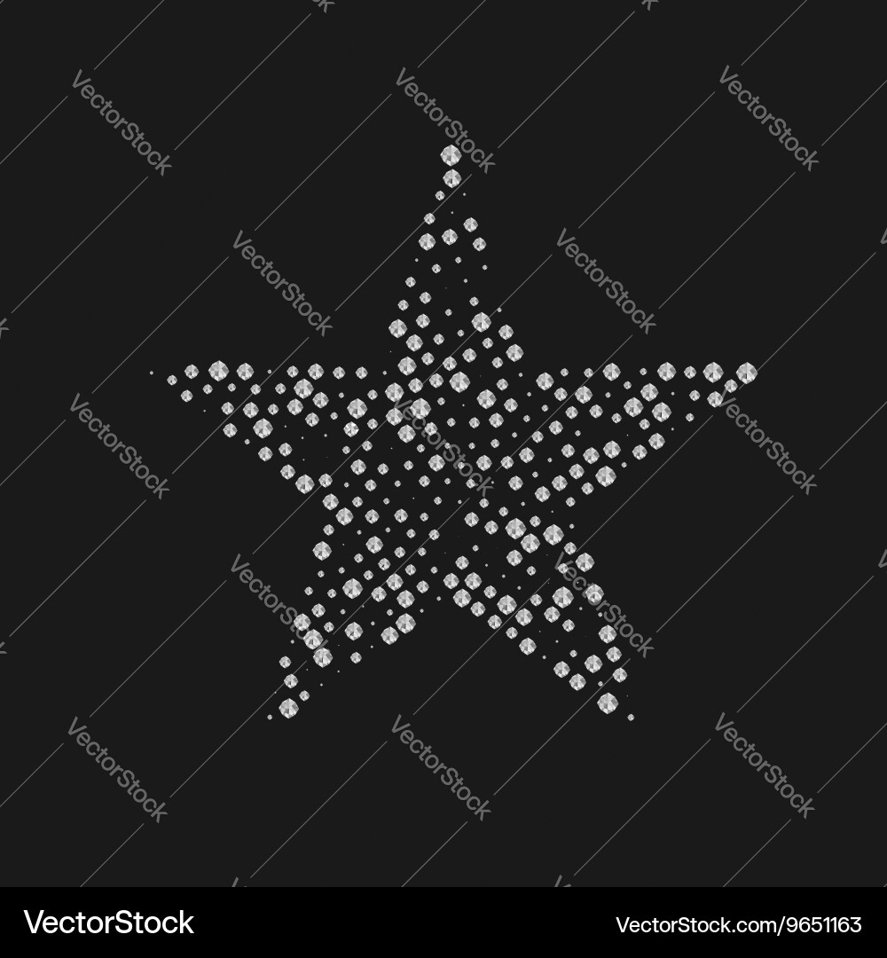 Diamonds luxury star Royalty Free Vector Image
