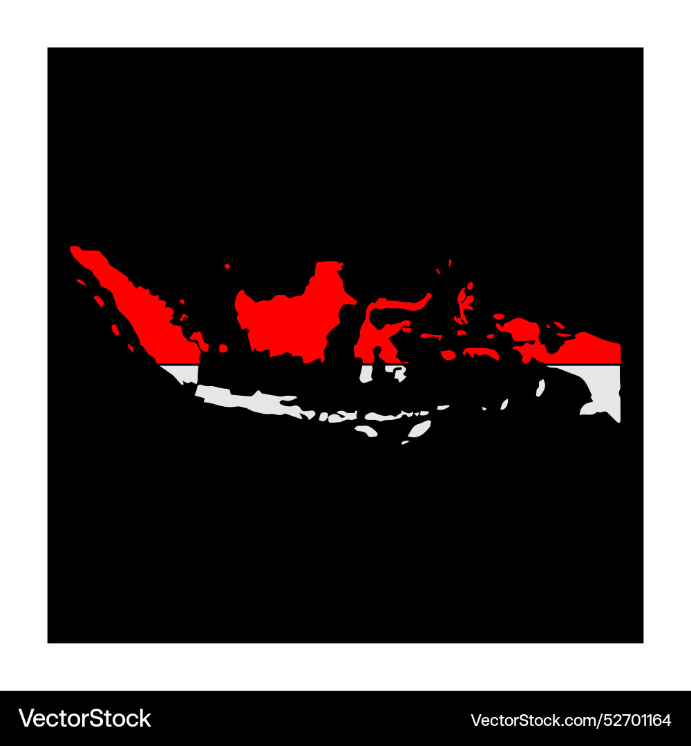 Indonesia map icon symbol design Royalty Free Vector Image