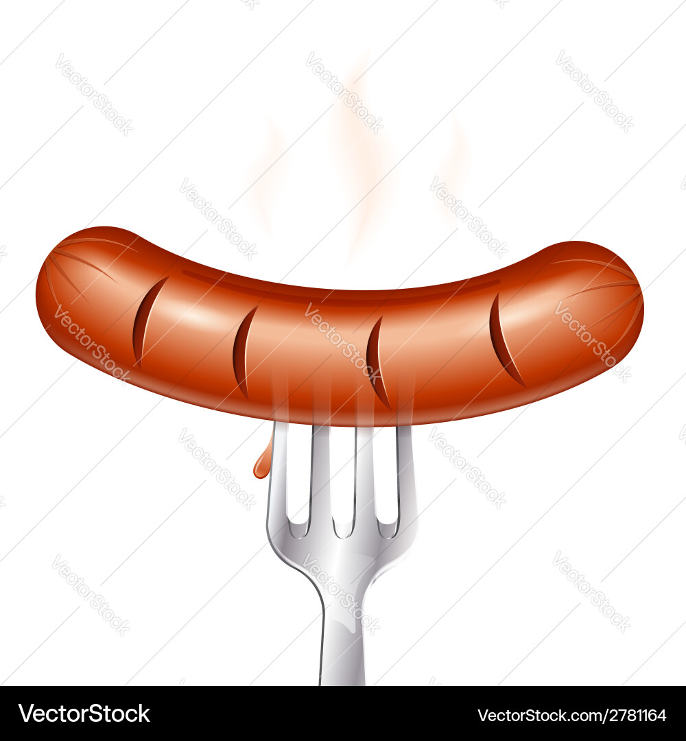 Sausage Royalty Free Vector Image - VectorStock