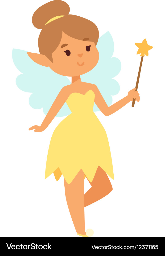 Fairies cartoon character Royalty Free Vector Image