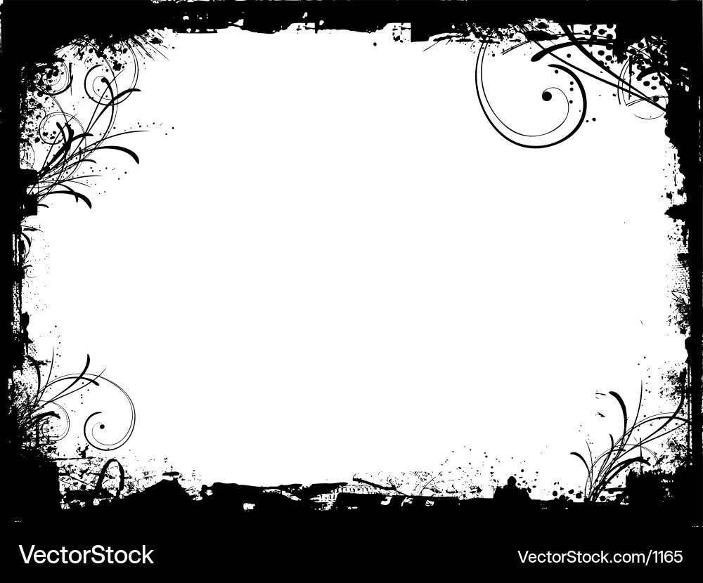 Grunge border Royalty Free Vector Image - VectorStock