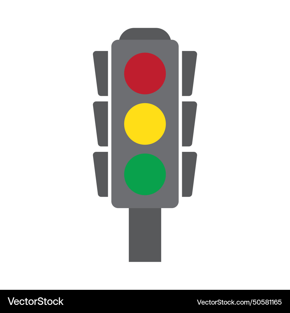 Traffic light icon Royalty Free Vector Image - VectorStock
