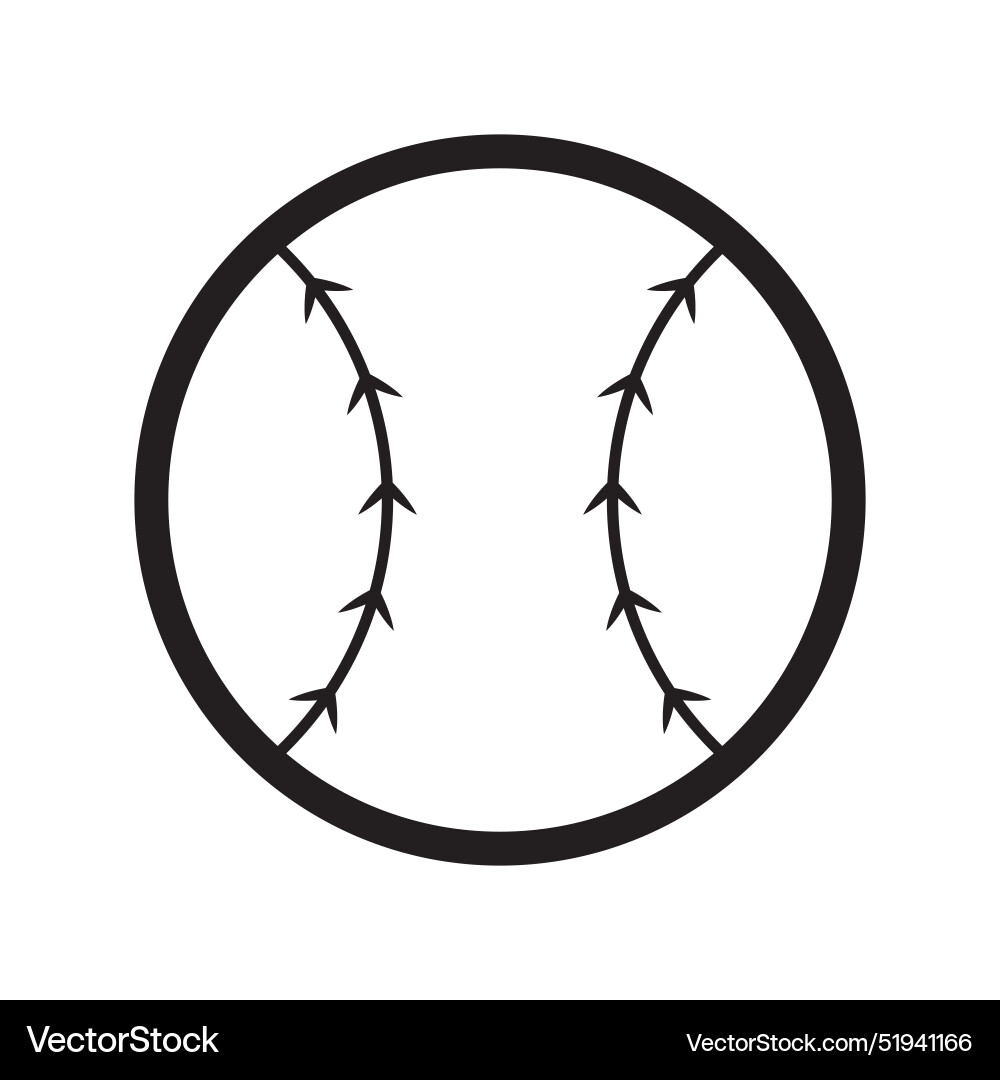 Baseball icon symbol Royalty Free Vector Image