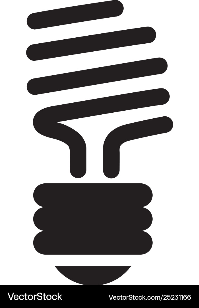 Fluorescent Light Bulb Vector