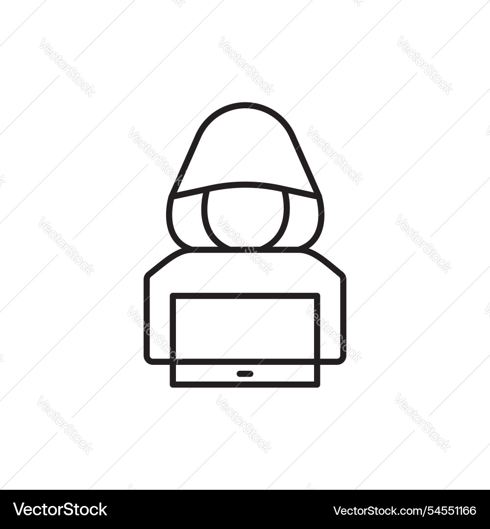 Hacker icon Royalty Free Vector Image - VectorStock
