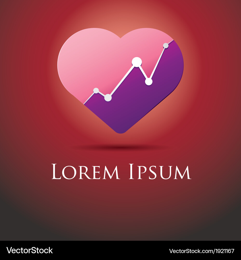 Heart icon Royalty Free Vector Image - VectorStock