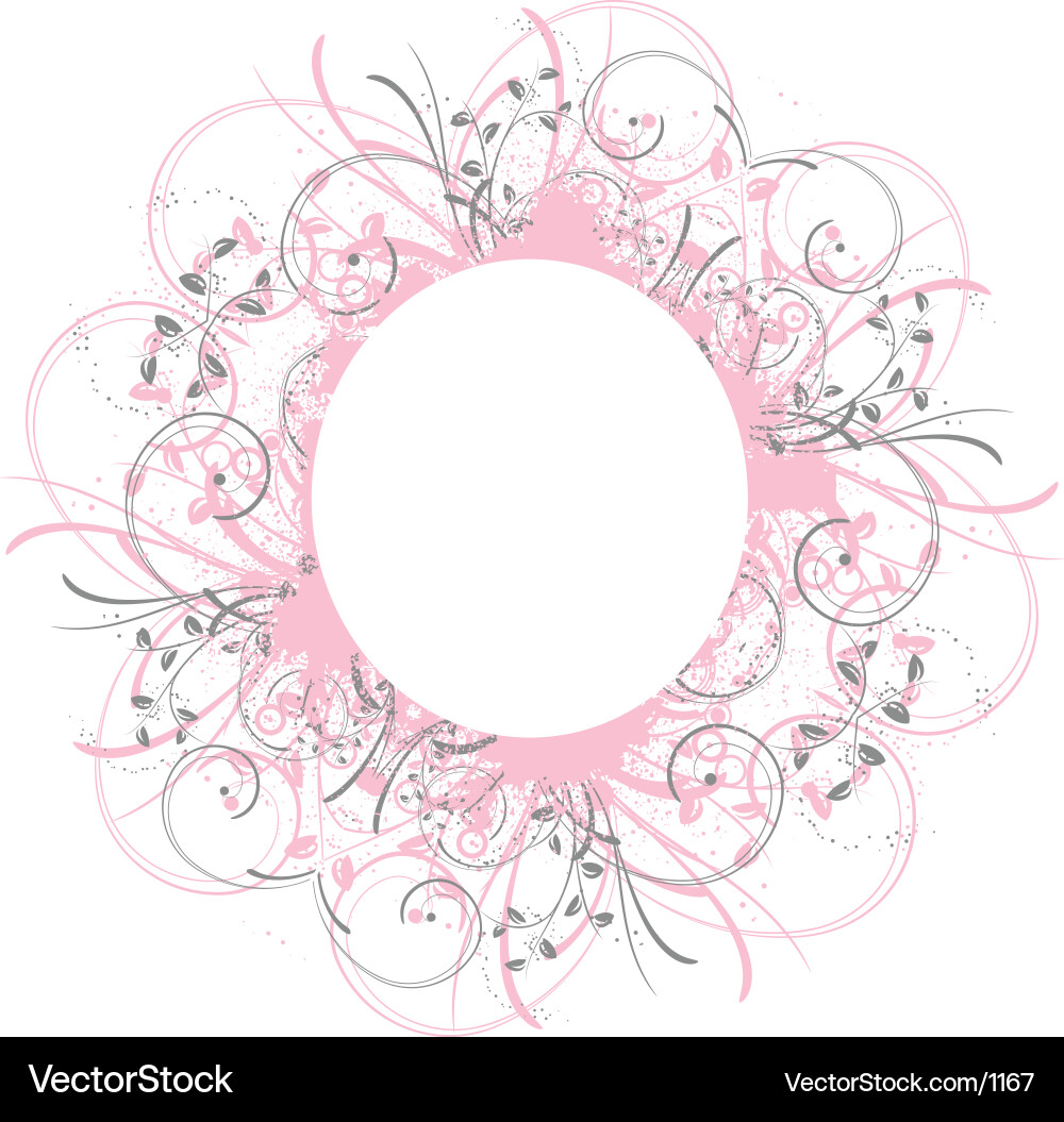 Vintage Swirl Frame Royalty Free Vector Image - VectorStock