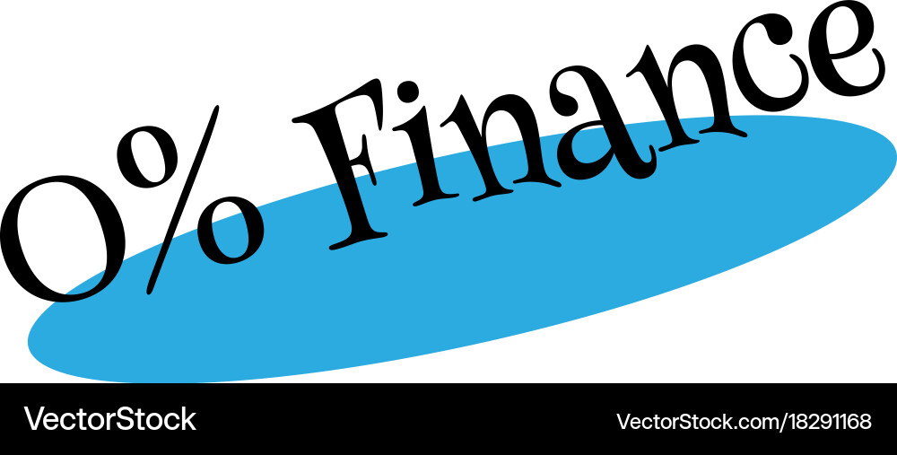 0 finance rubber stamp Royalty Free Vector Image