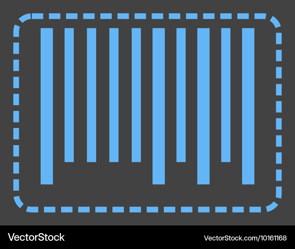 Cutting bar code Royalty Free Vector Image - VectorStock