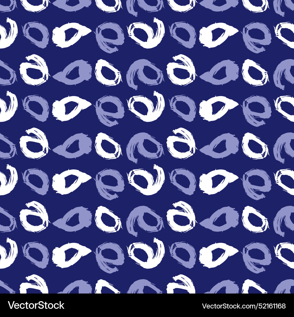 Indigo blue to dye effect abstract seamless Vector Image