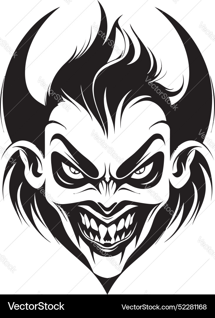 Shadowed sorcery gothic witch symbol veiled vixen Vector Image