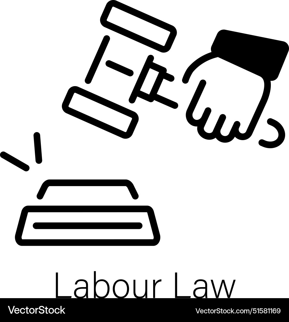 Labour law Royalty Free Vector Image - VectorStock