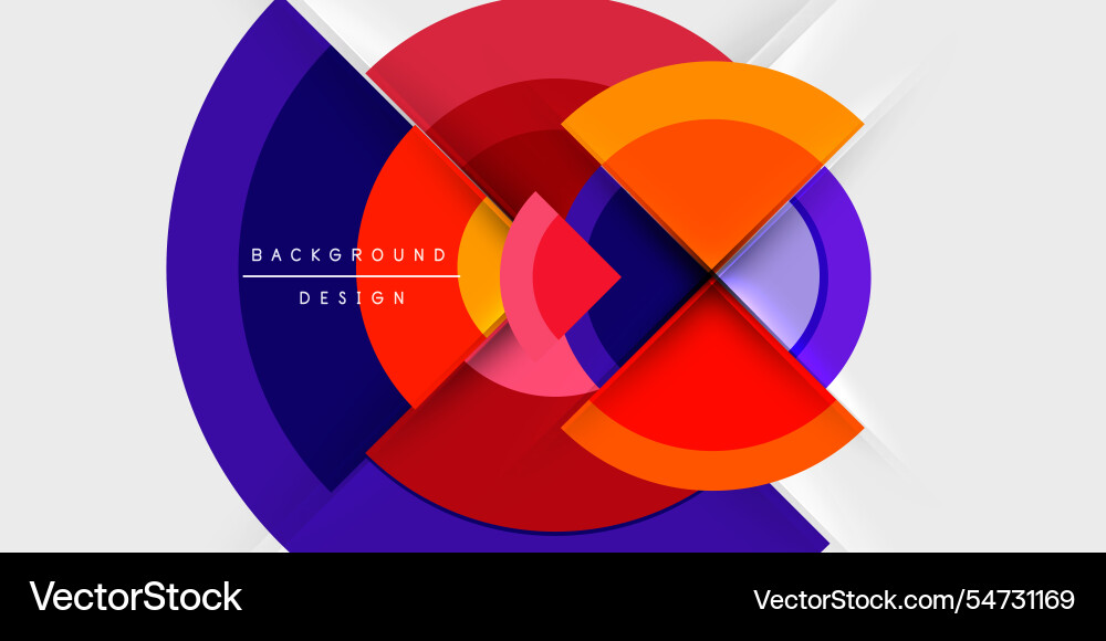 Techno circles and semi Royalty Free Vector Image