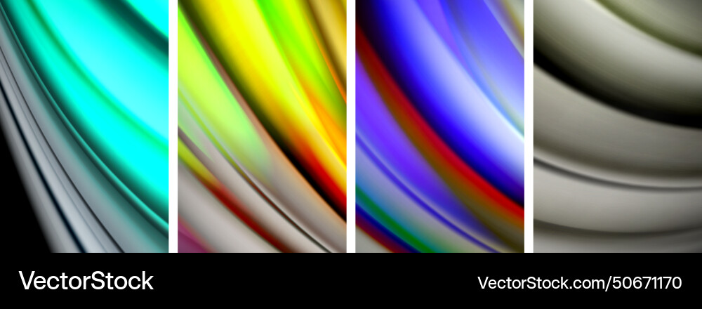 Blurred color line backgrounds Royalty Free Vector Image