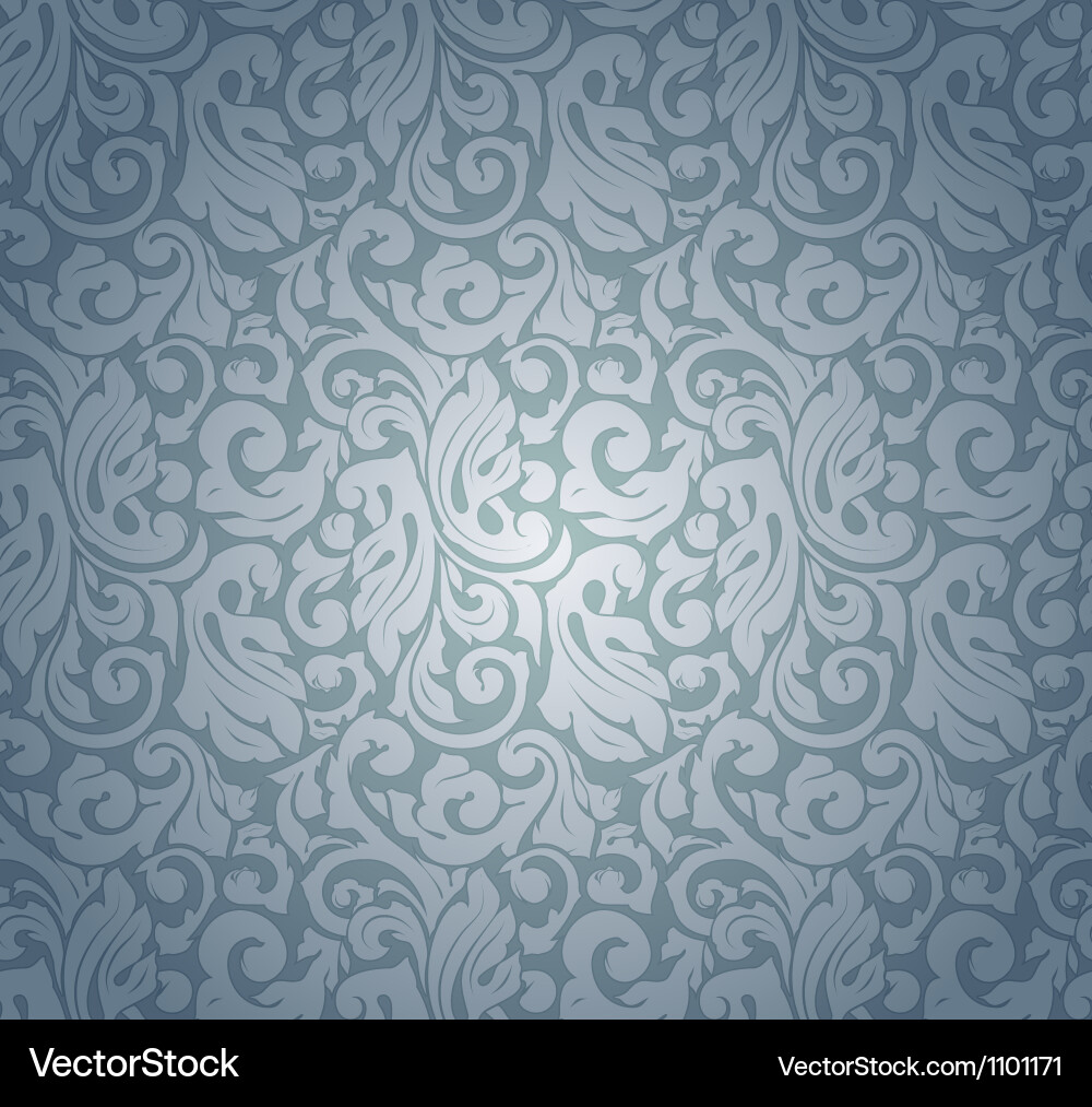 Blue pattern seamless Royalty Free Vector Image