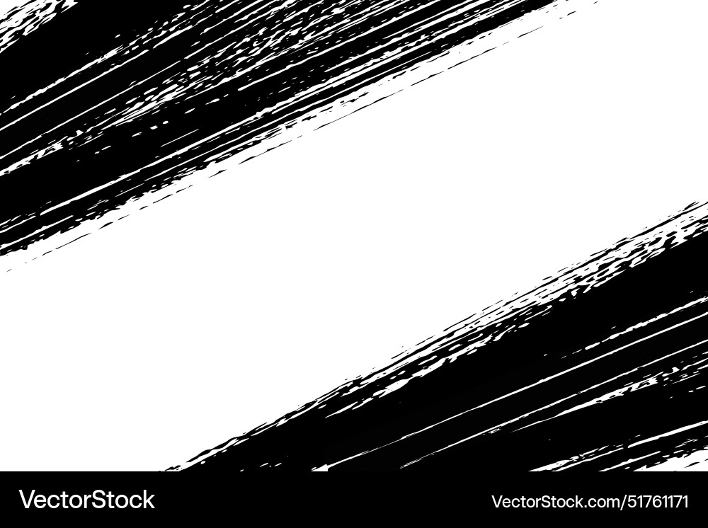 Diagonal brush strokes on white background Vector Image