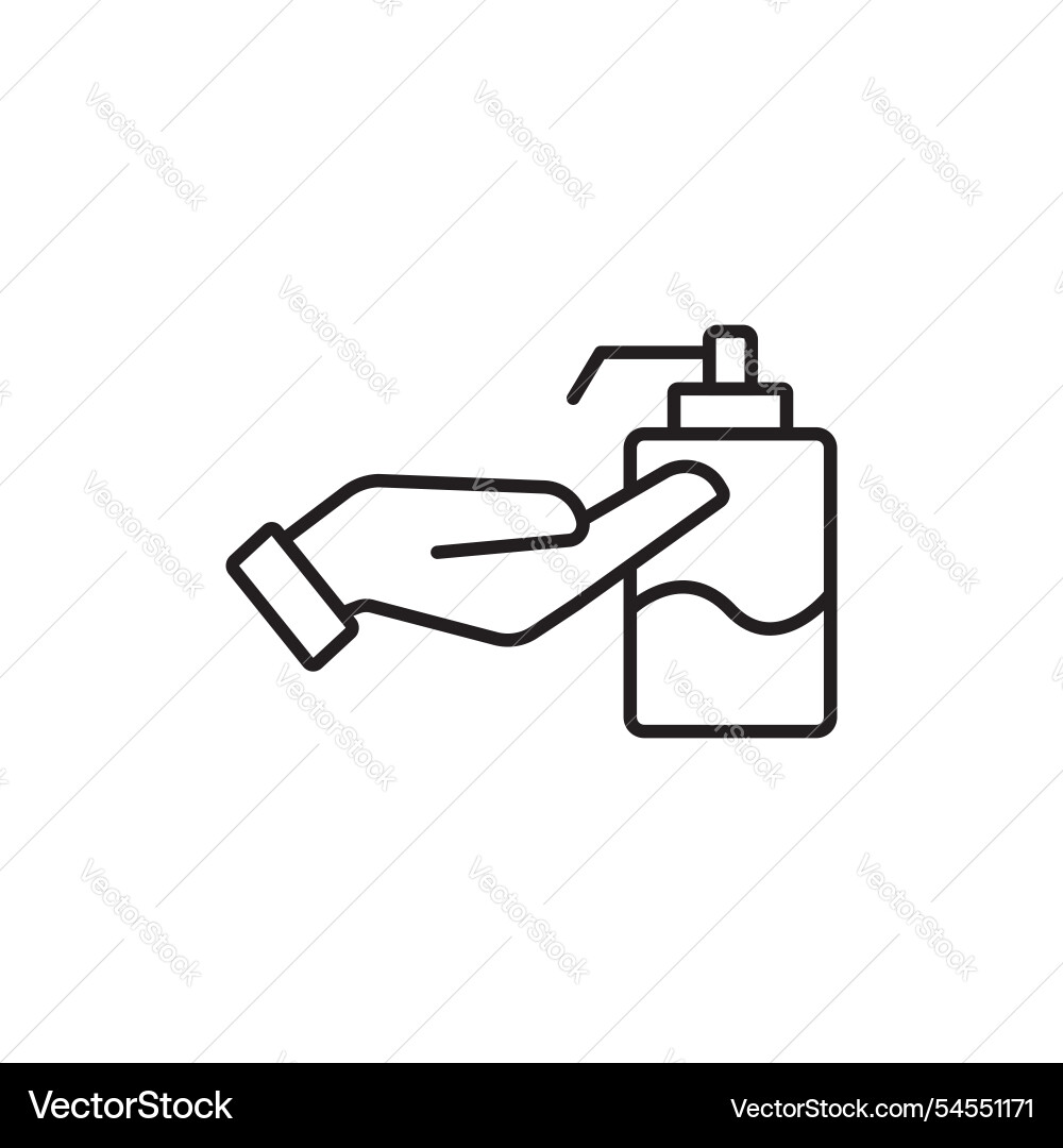Hand wash icon Royalty Free Vector Image - VectorStock
