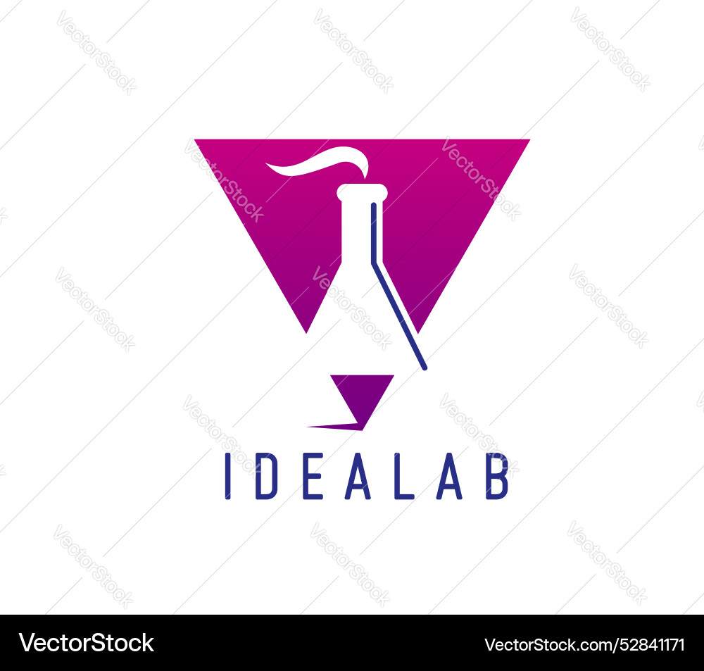 Lab Innovation Icon - Smart Ideas Royalty Free Vector Image