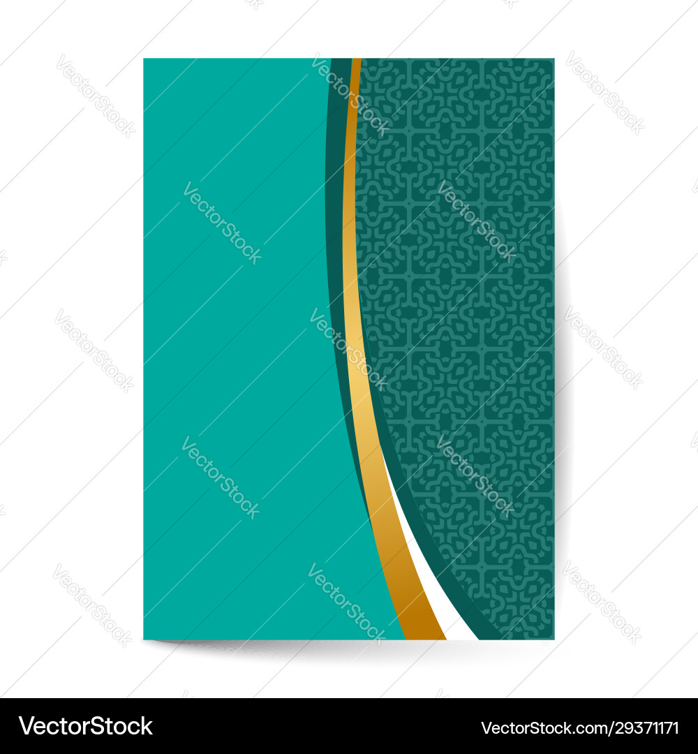Luxury premium design cover page financial annual Vector Image