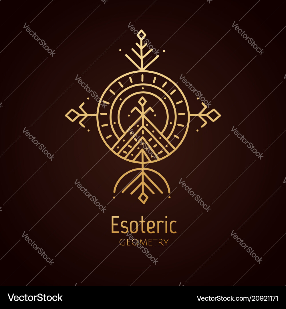 Sacred abstract nature Royalty Free Vector Image