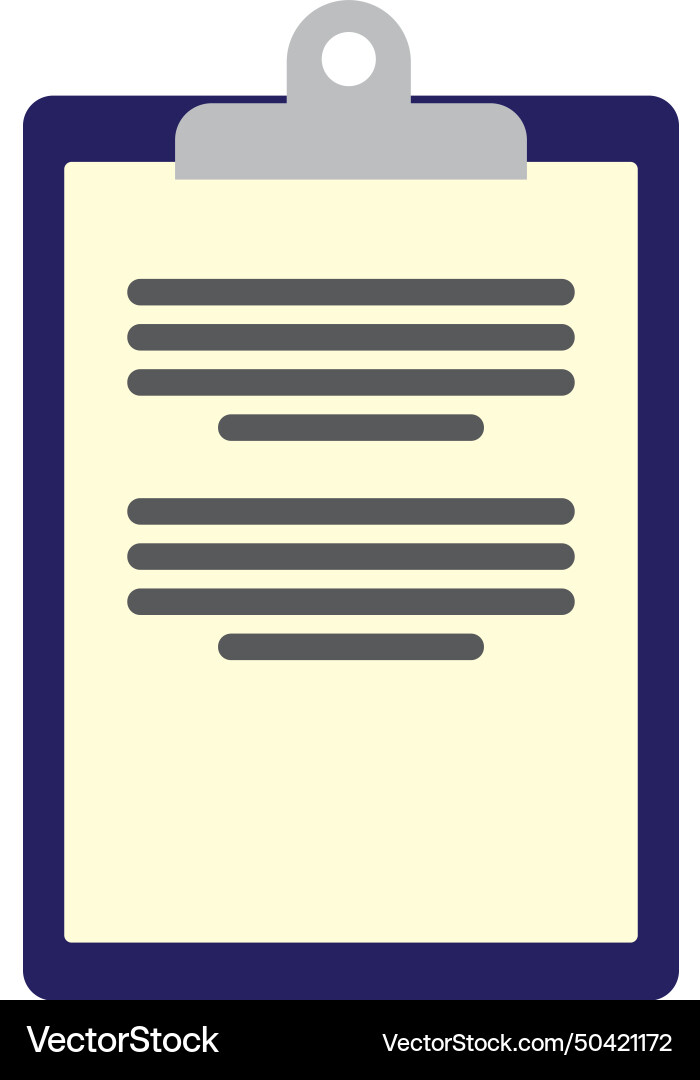 Business clipboard icon Royalty Free Vector Image