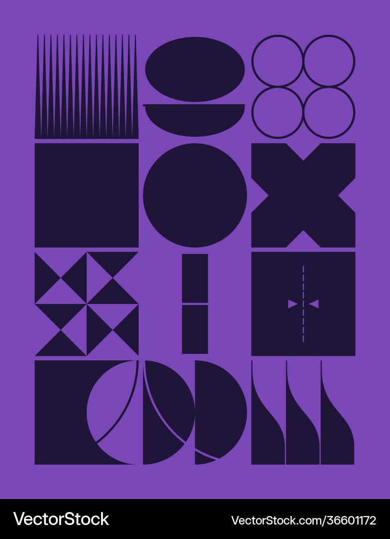 Duotone abstract pattern design Royalty Free Vector Image