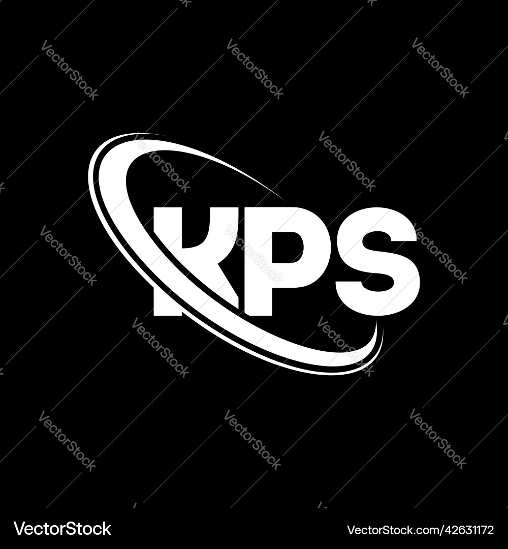 Kps logo letter design Royalty Free Vector Image
