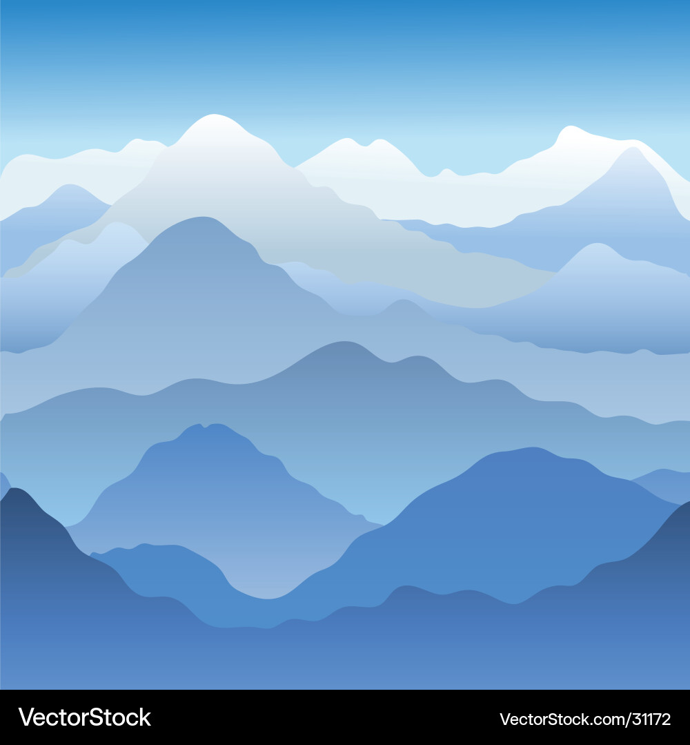 Mountains Royalty Free Vector Image - VectorStock