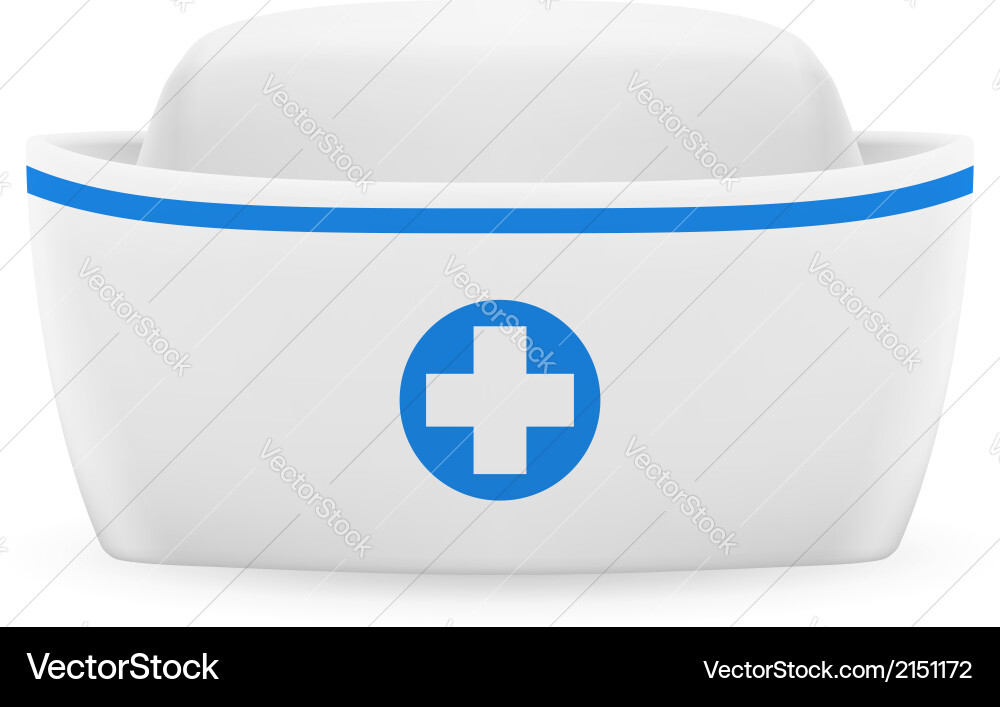 Nurse cap Royalty Free Vector Image - VectorStock