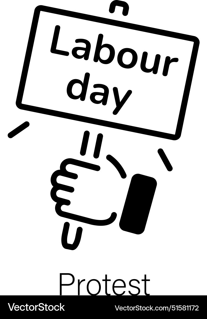 Protest Royalty Free Vector Image - VectorStock