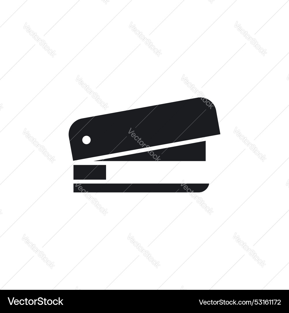 Stapler icon symbol on white background Royalty Free Vector