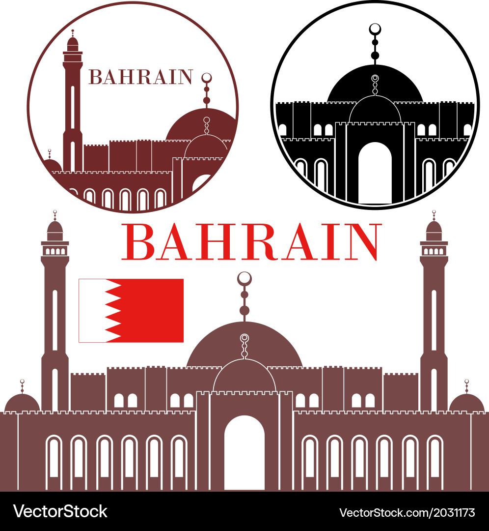 Bahrain Royalty Free Vector Image - VectorStock