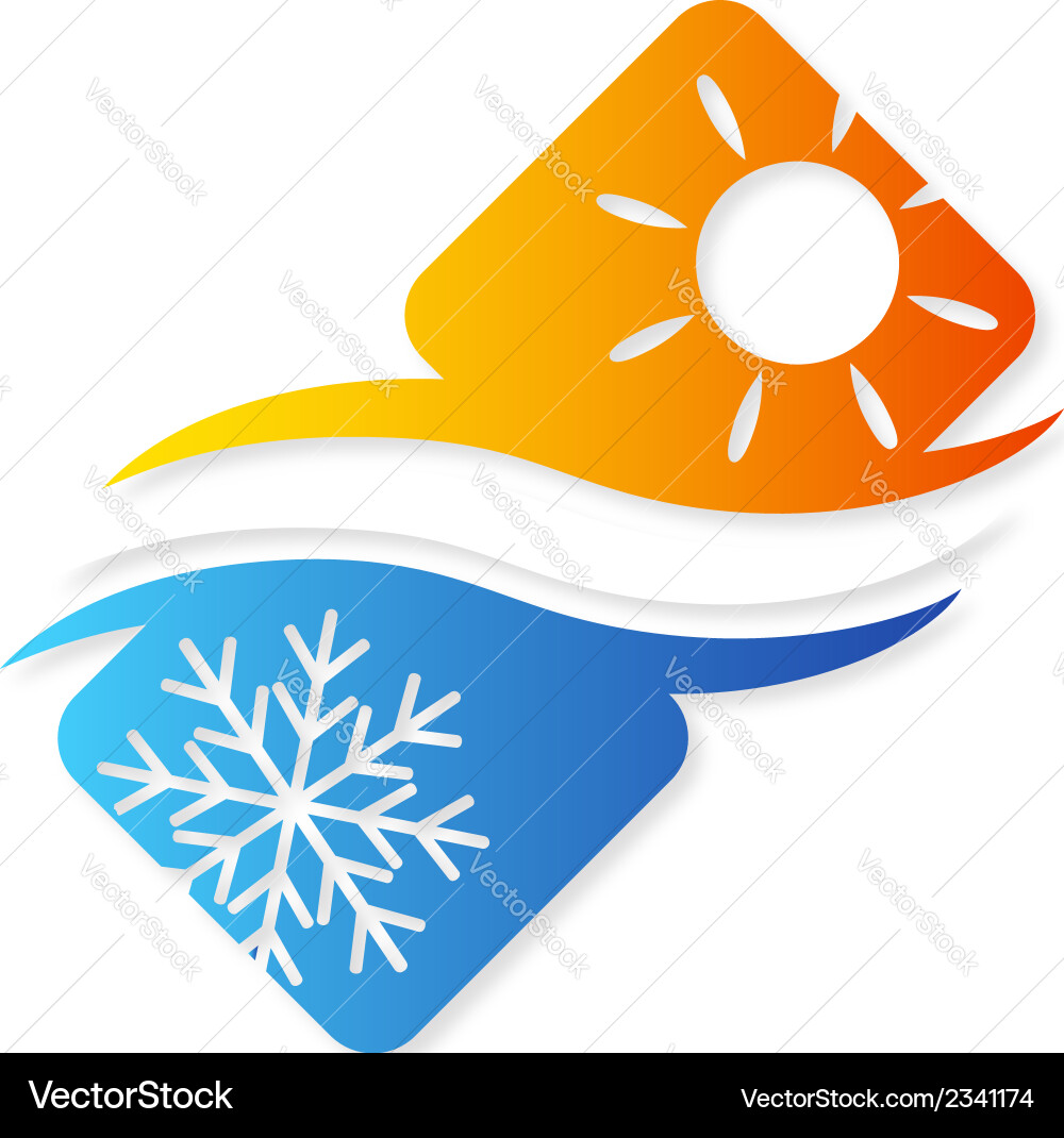 Air conditioner the design Royalty Free Vector Image