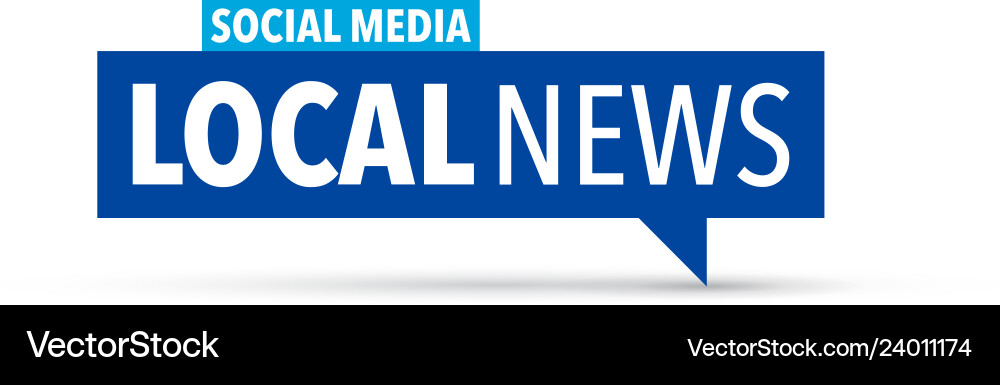 Local news icon Royalty Free Vector Image - VectorStock