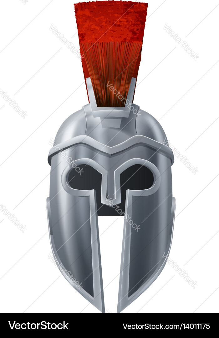 Spartan helmet Royalty Free Vector Image - VectorStock
