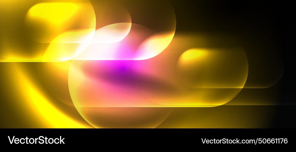 Shiny color neon glowing design Royalty Free Vector Image