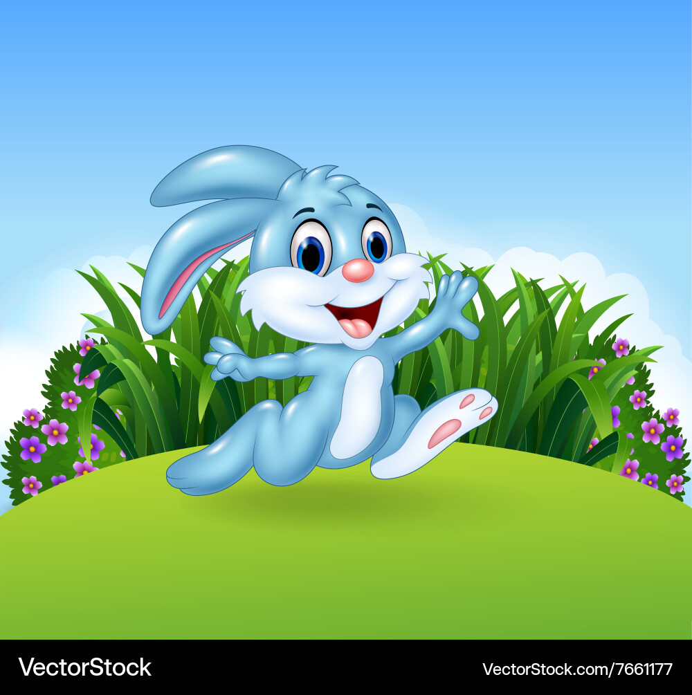 Cartoon Rabbit Running